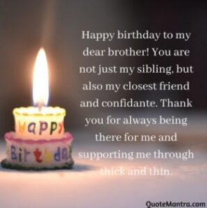 25+ Birthday Wishes for Brother that are heartfelt - Brother Birthday