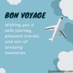 Bon Voyage Wishes and Messages - QuoteMantra