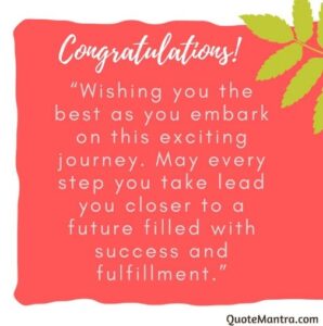 Success Best Wishes for the Future - QuoteMantra