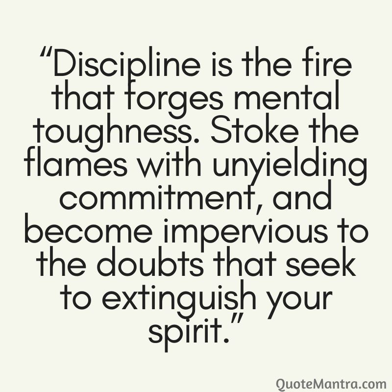 Discipline Quotes - QuoteMantra