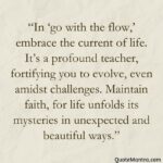 Go With the Flow Quotes - QuoteMantra