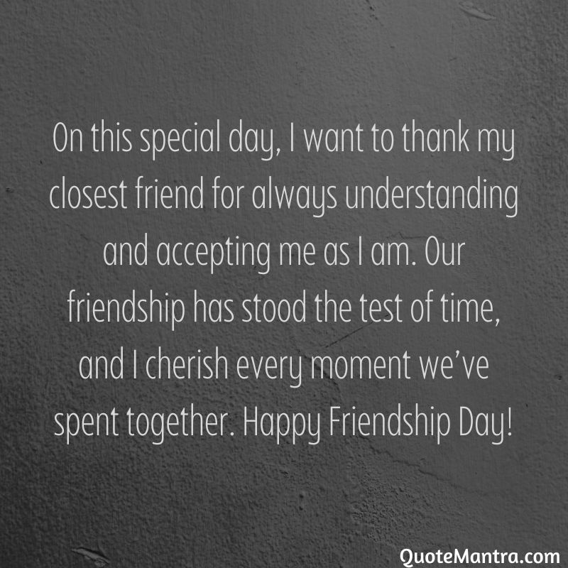 Happy Friendship Day Wishes and Messages - QuoteMantra