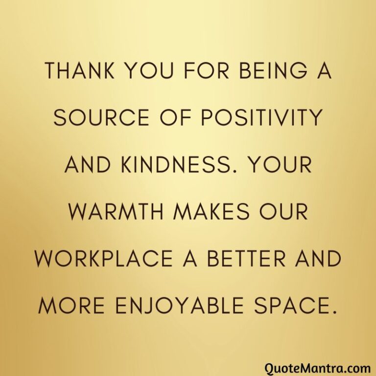 Thank You Message for Colleagues - QuoteMantra