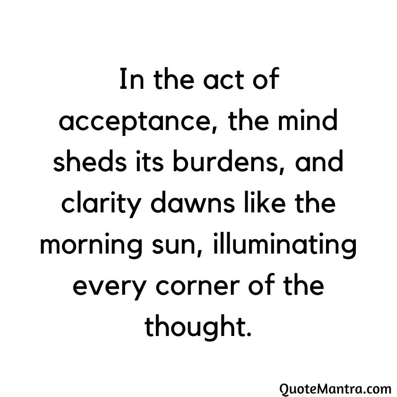 Acceptance Quotes - QuoteMantra