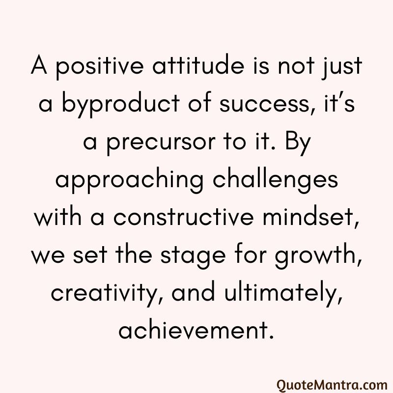 Positive Attitude Quotes - QuoteMantra