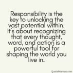 Responsibility Quotes - QuoteMantra