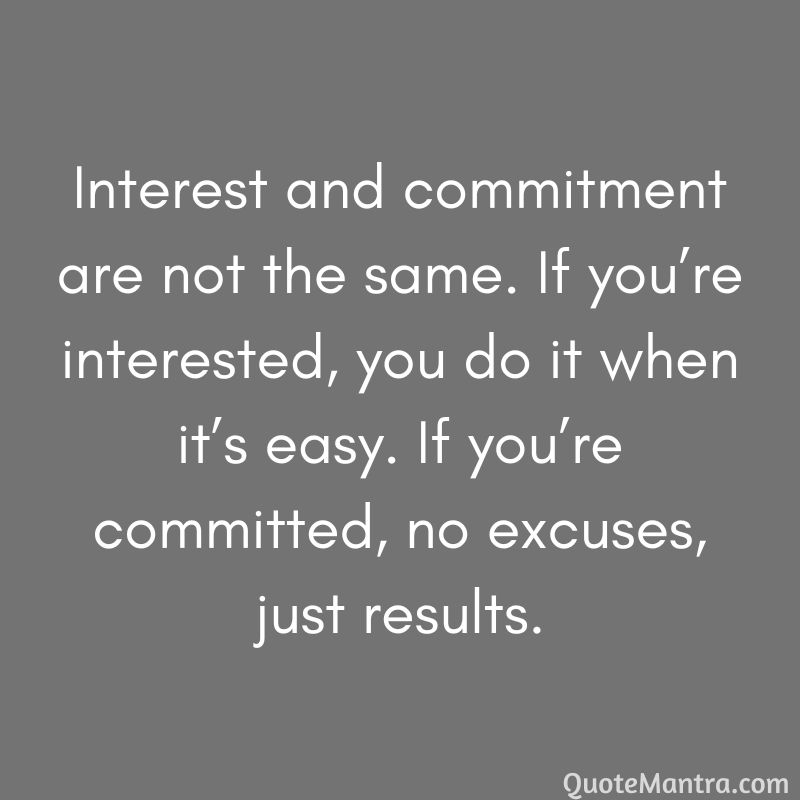 Commitment Quotes - QuoteMantra