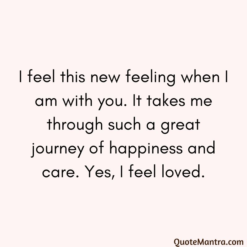 Feeling Love Quotes - QuoteMantra