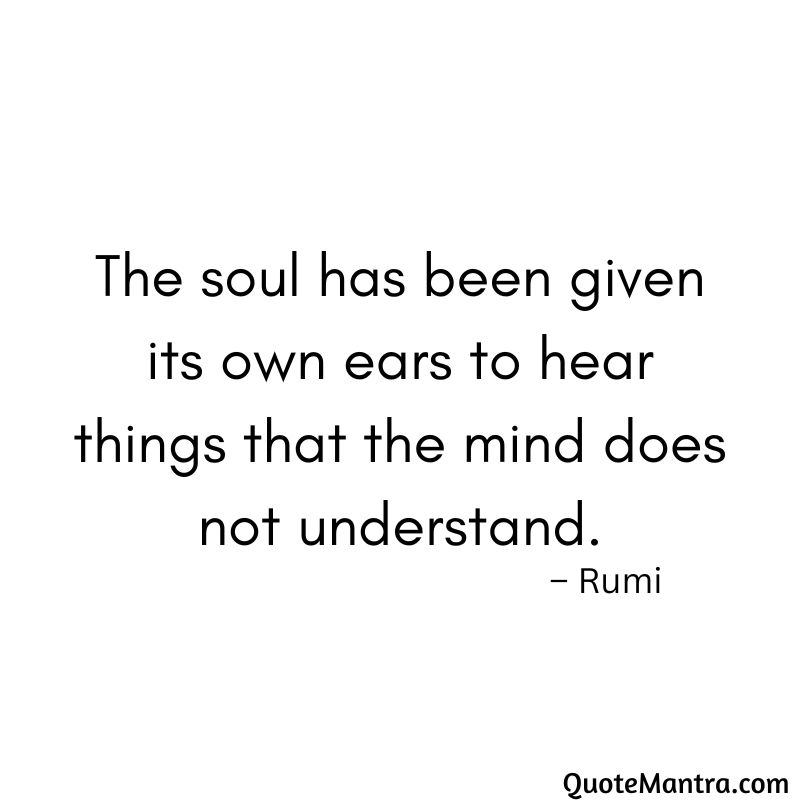 Soul Quotes - QuoteMantra
