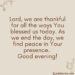 Good Evening Prayer Messages - QuoteMantra