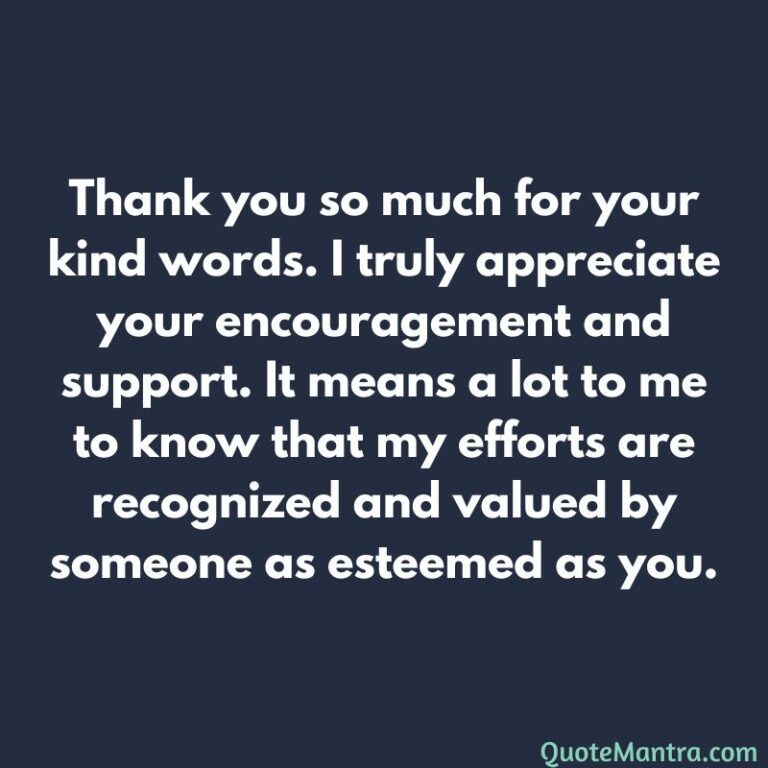 Professional Thank You Message for Appreciation - QuoteMantra