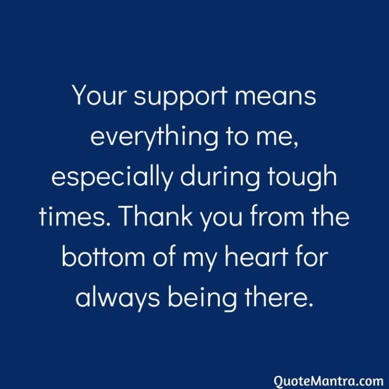 Thank you For your Support Messages - QuoteMantra