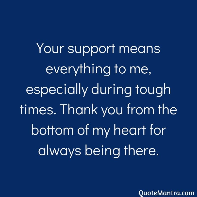 Thank you For your Support Messages - QuoteMantra