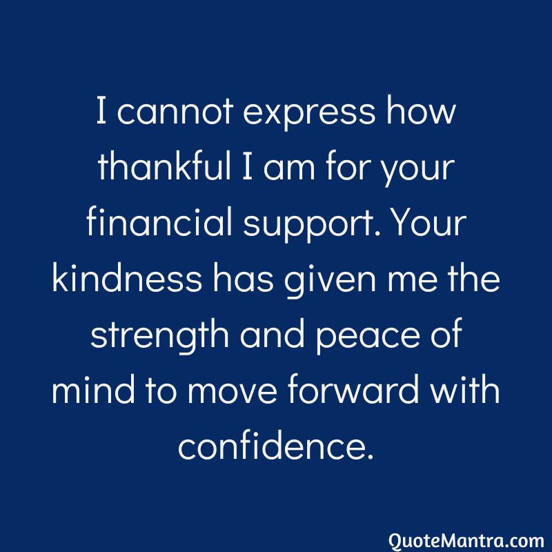 How to Say Thank You for Financial Support – With Sincerity and Grace ...