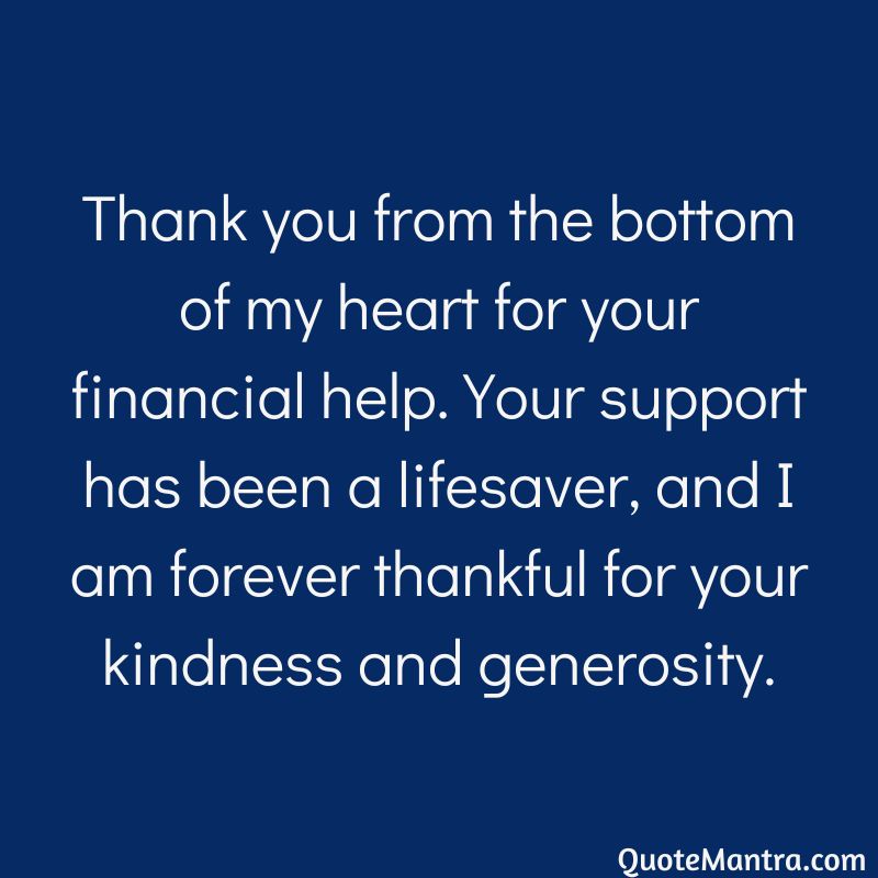 How to Say Thank You for Financial Support – With Sincerity and Grace ...